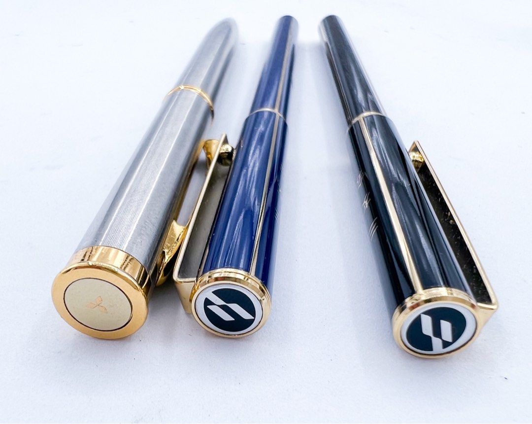 3pcs Mitsubishi exceed pen 1 ballpoint 2 rollerball, Hobbies & Toys ...
