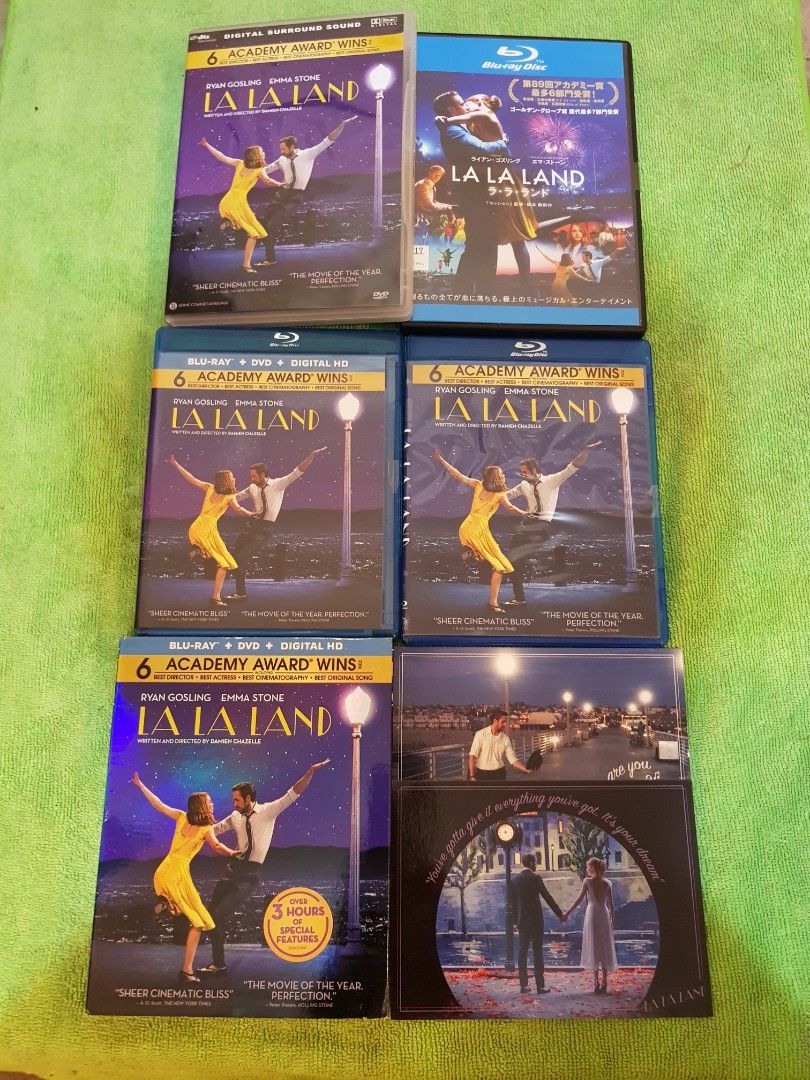 6X Oscars Winner 2016 La La Land The Musical USA Japan Blu-Ray And DVD ...