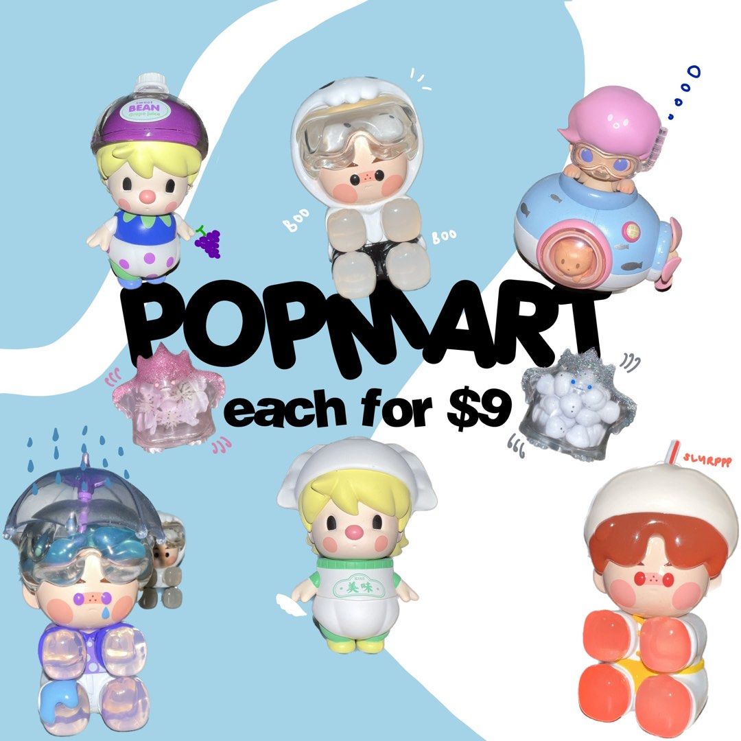 $9 POPMART !, Hobbies & Toys, Toys & Games on Carousell