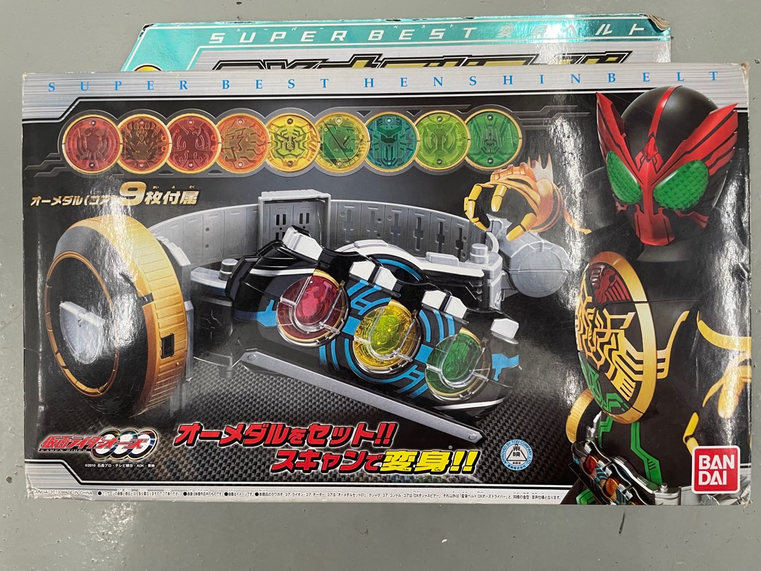 二手/欠幣/盒殘 DX Super Best Henshin Belt OOO Driver 幪面超人OOO, 興趣及遊戲, 玩具 & 遊戲類 ...