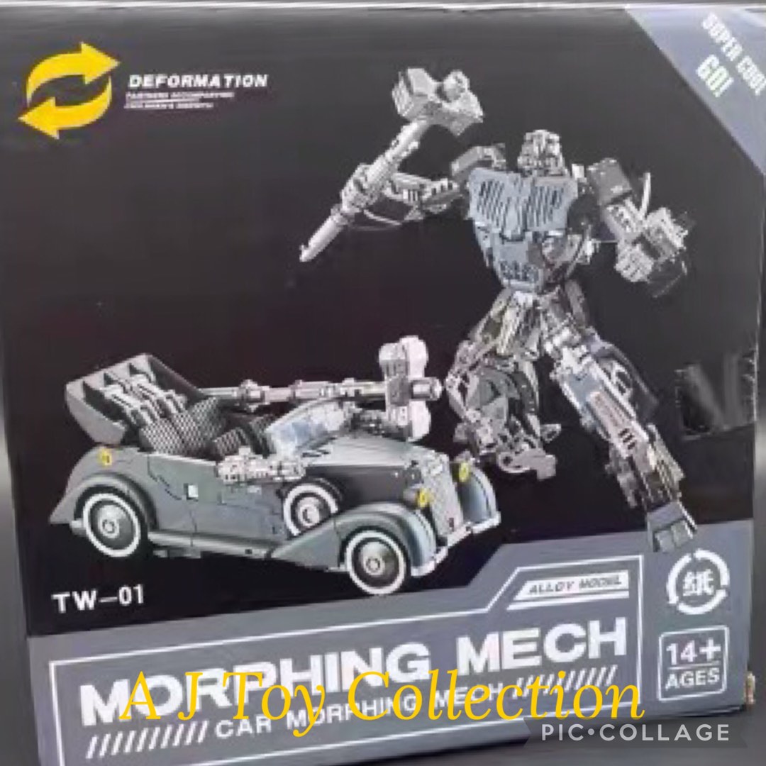 [ In Stock ] Transformers BlackMamba BMB BW TW-01 TW01 Morphing Mech ...
