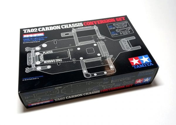 田宮模型遙控車零件 TAMIYA 47479 Hop-Up Options TA02 Carbon Chassis Conversion ...