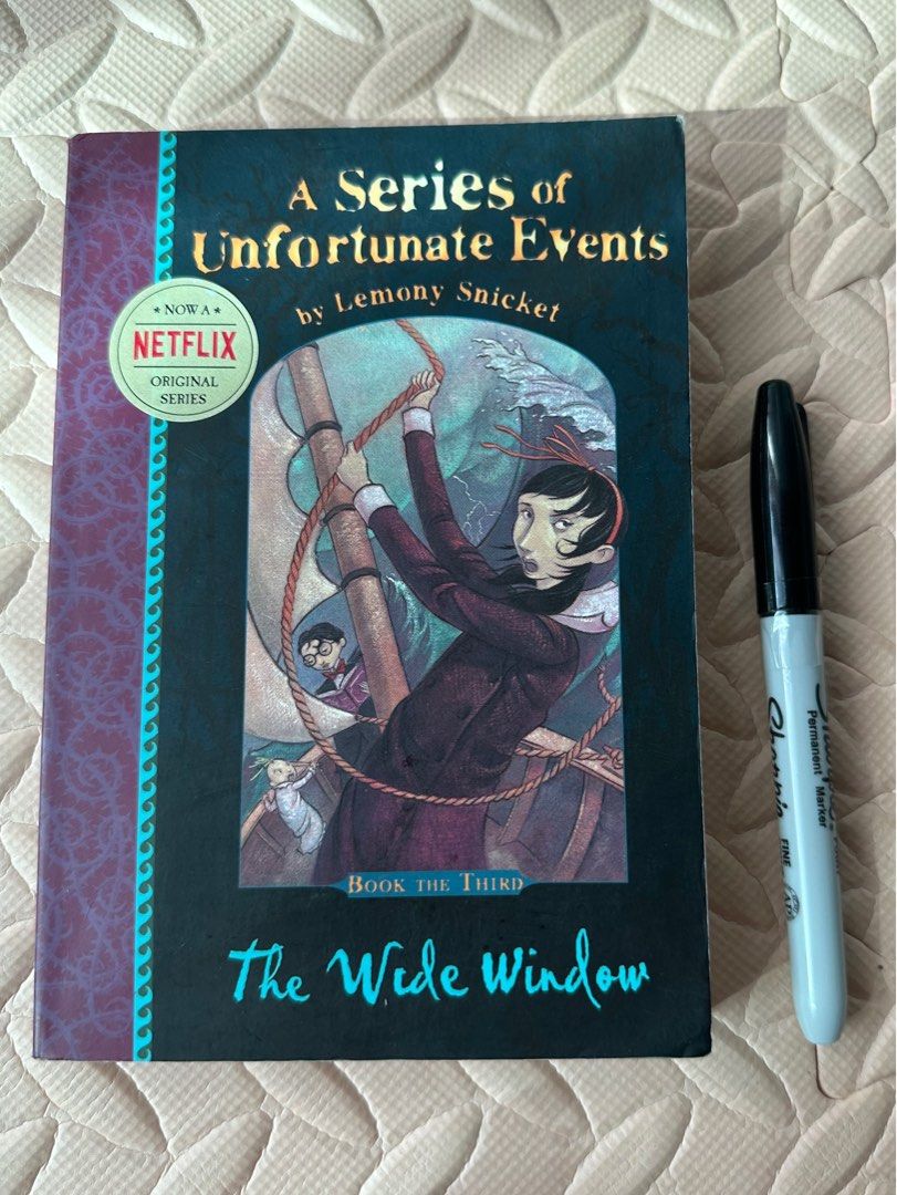 A Series of Unfortunate Events The Wide Window Book 3 on Carousell