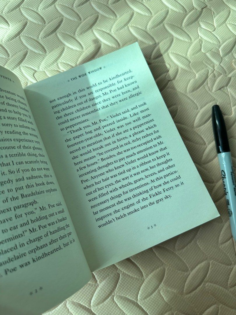 A Series of Unfortunate Events The Wide Window Book 3 on Carousell