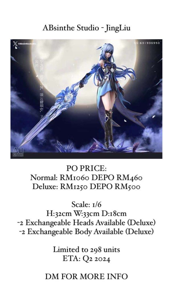 ABsinthe Studio - JingLiu, Hobbies & Toys, Toys & Games on Carousell