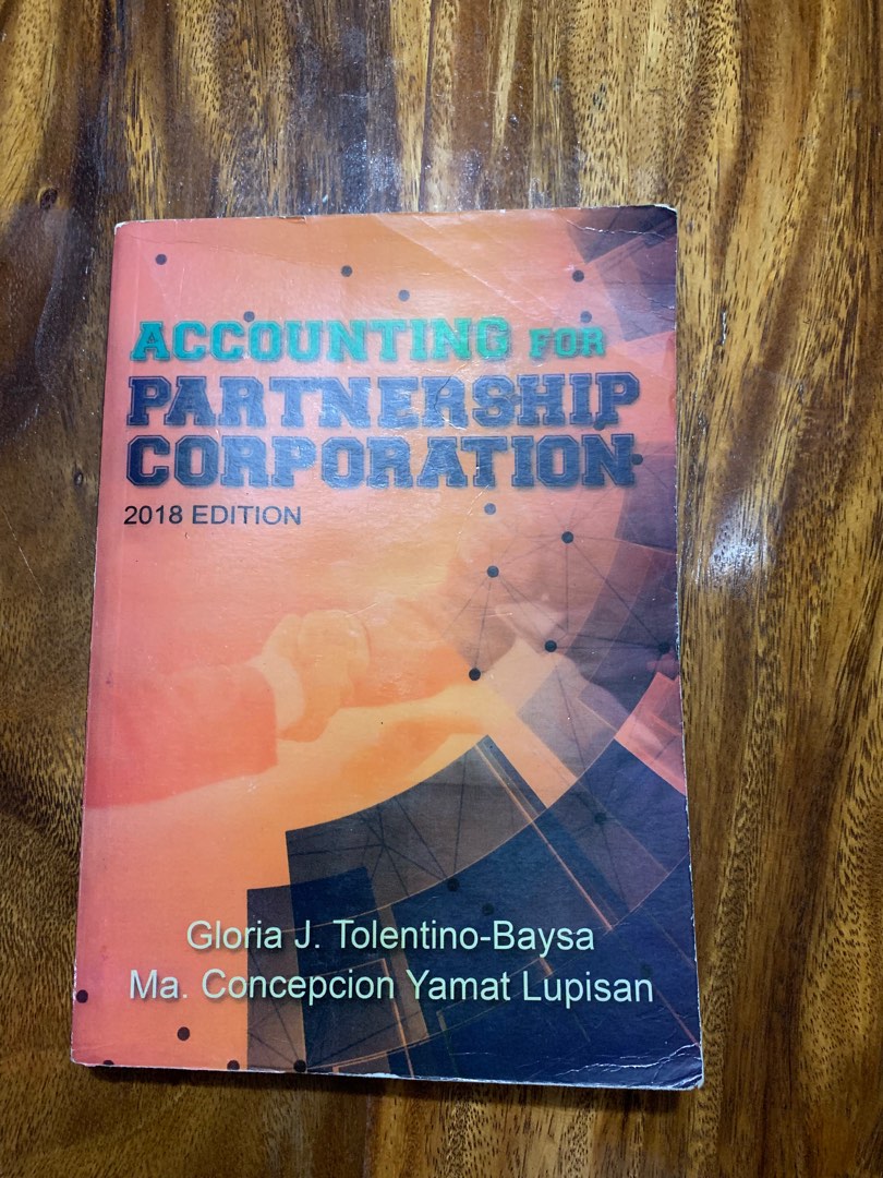 Accounting for Partnership and Corporation (Tolentino-Baysa), Hobbies ...