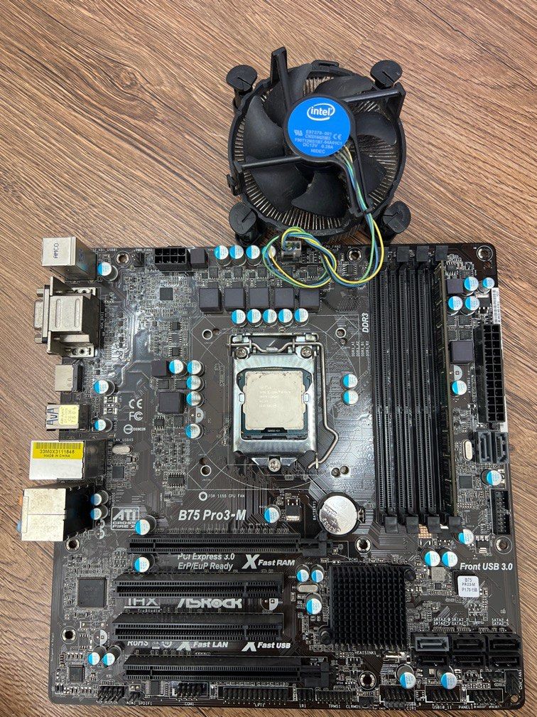 Adrian B75 Pro3-M CPU Intel Processor NZXT Fan Motherboard, Computers ...