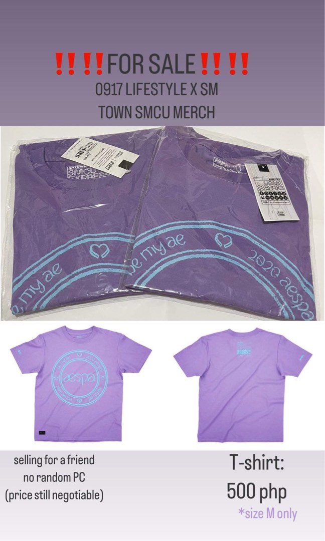 AESPA 0917 Lifestyle x SM Town SMCU Shirt, Hobbies & Toys, Memorabilia ...