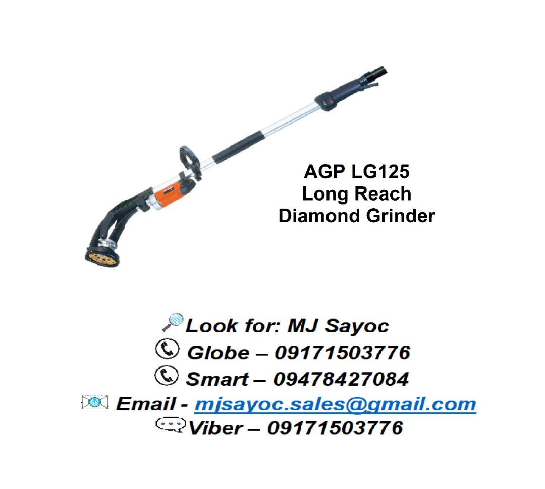 AGP LG125 Long Reach Diamond Grinder, Commercial & Industrial ...