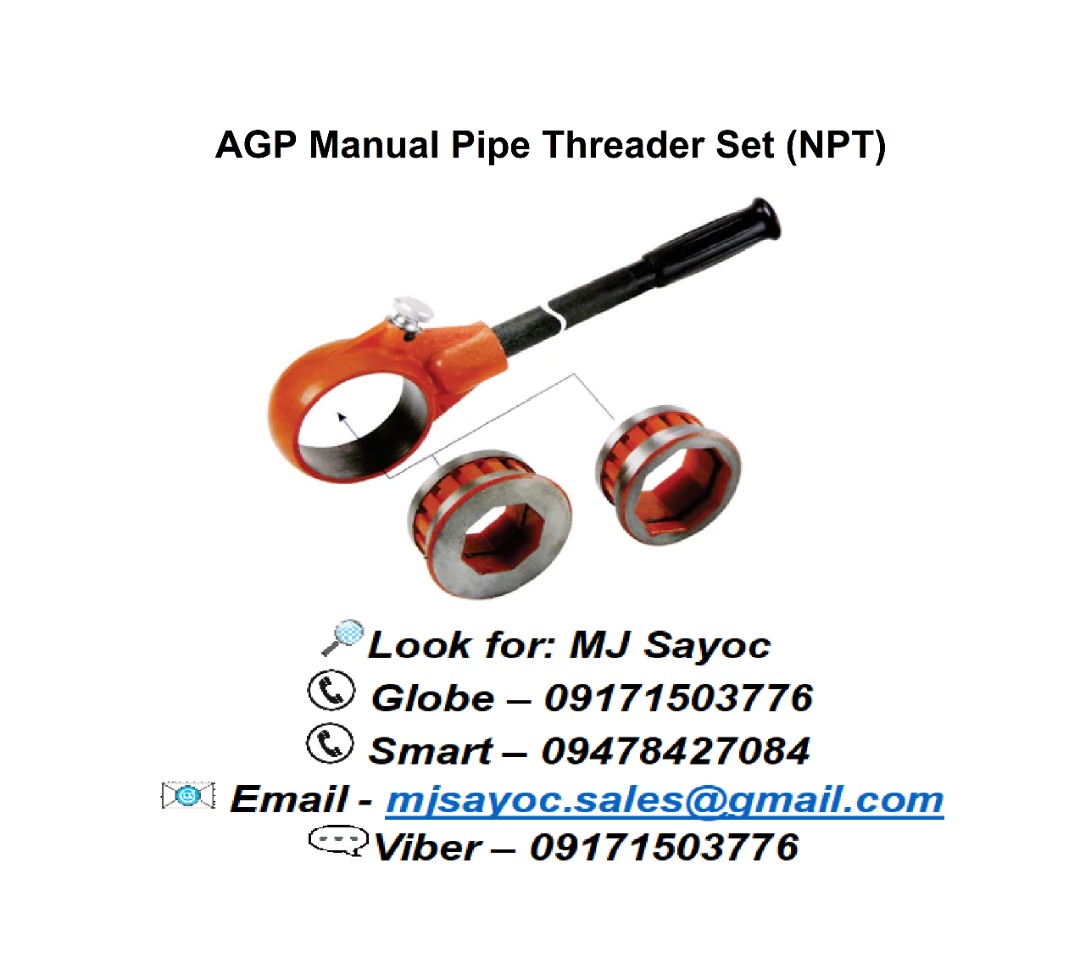 AGP Manual Pipe Threader Set (NPT), Commercial & Industrial ...