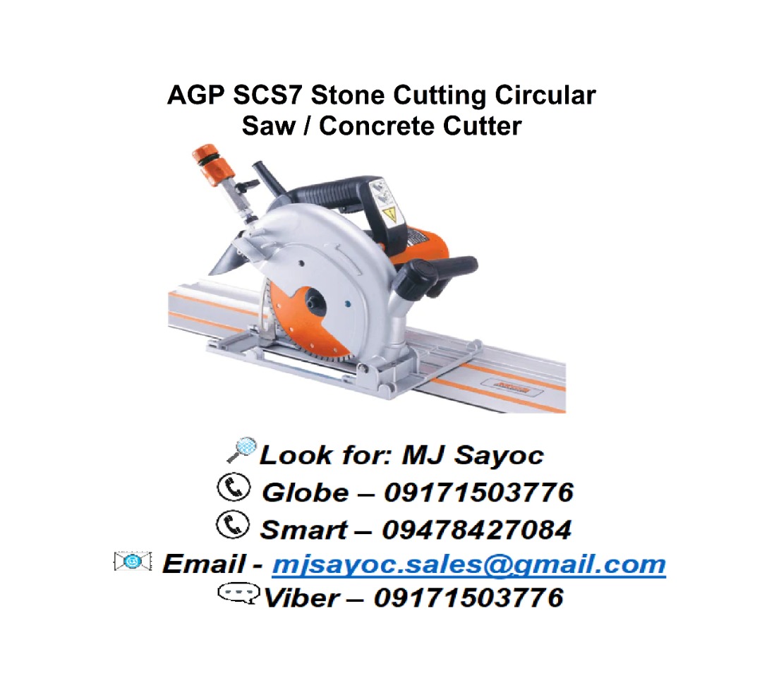 AGP SCS7 Stone Cutting Circular Saw / Concrete Cutter on Carousell