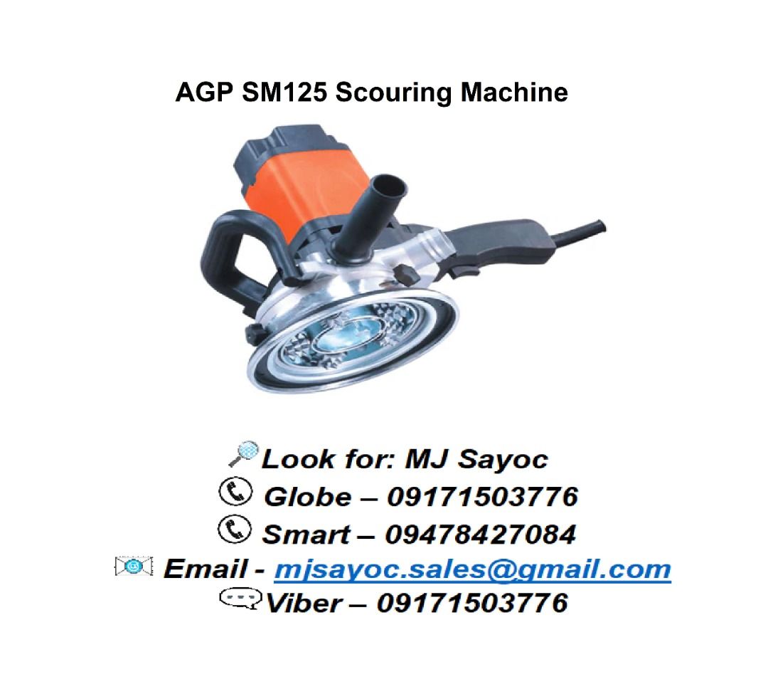 AGP SM125 Scouring Machine, Commercial & Industrial, Construction Tools ...