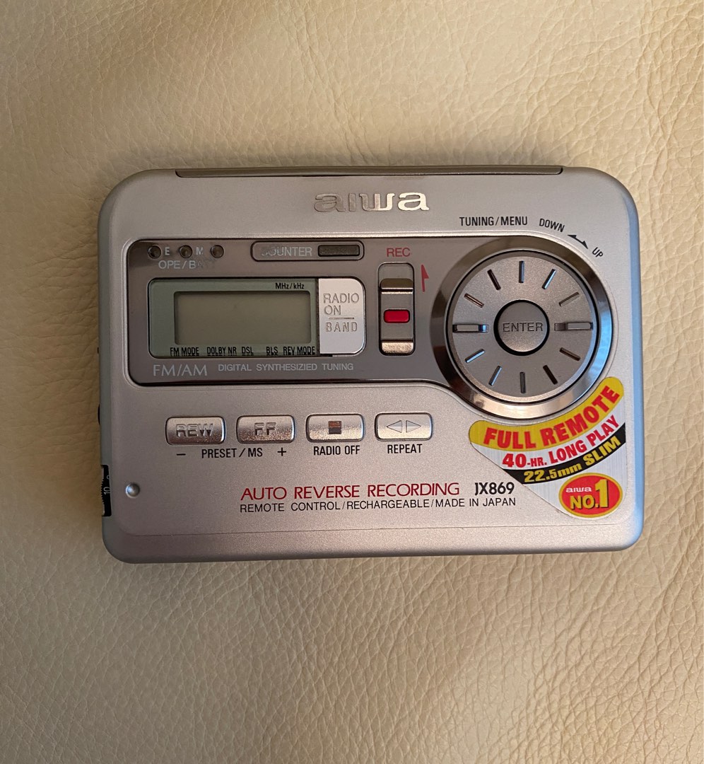 Aiwa walkman, 音響器材, 音樂播放裝置 MP3及CD Player - Carousell