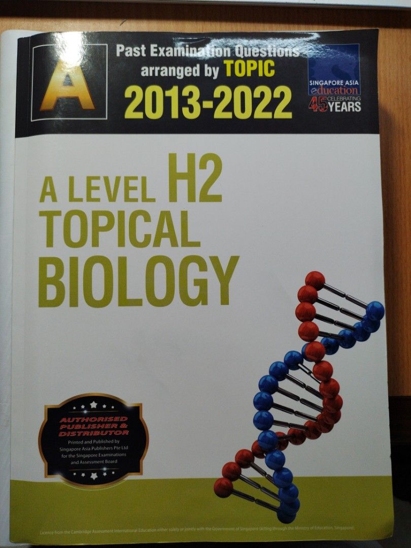 Alevel H2 Topical Biology 2013-2022, Hobbies & Toys, Books & Magazines ...