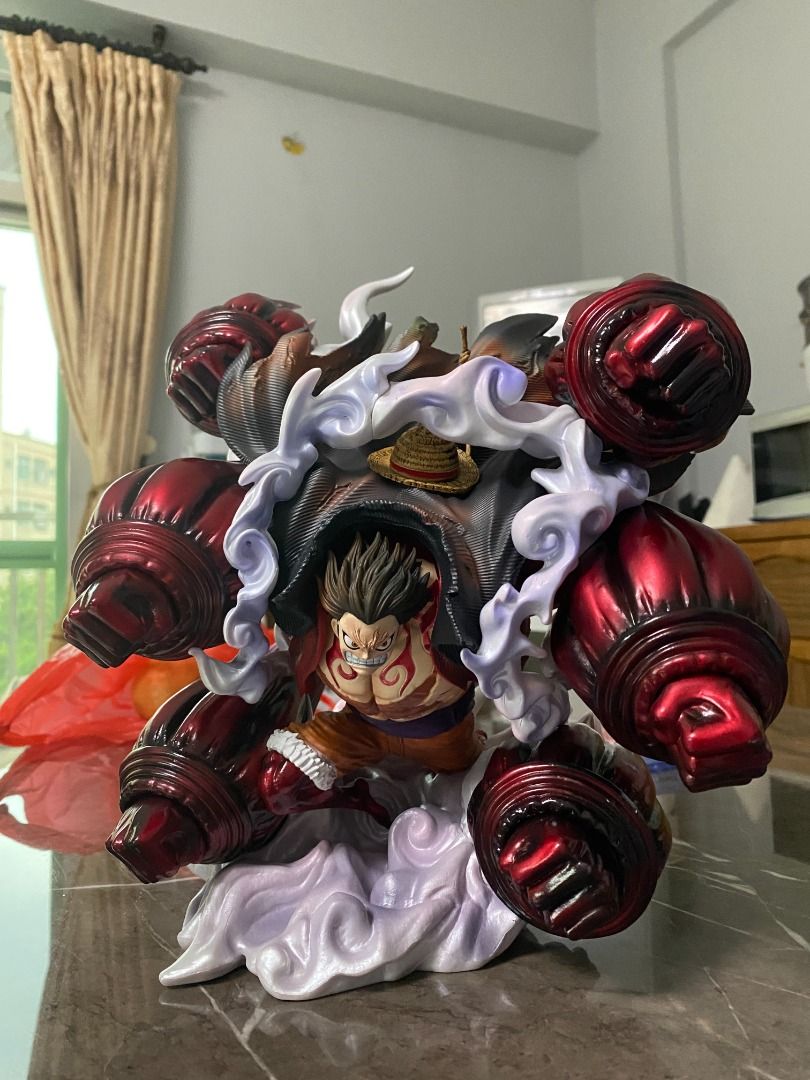 Anime One Piece Gear 4 Luffy PVC Figure Statue Luffy Zoro Sanji Nami ...