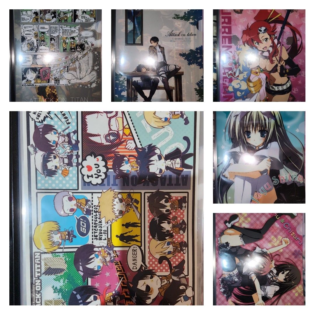 Assorted Anime Folders Bundle on Carousell