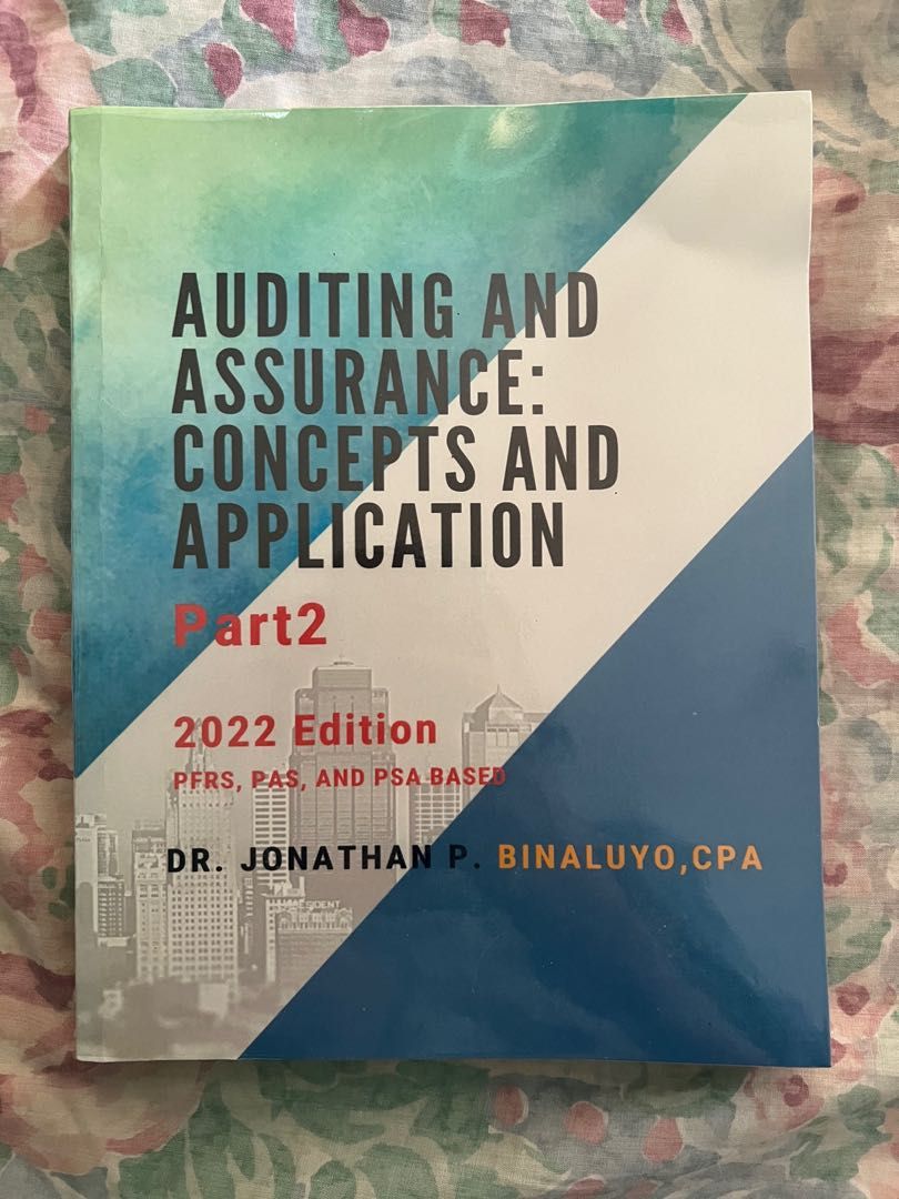 Auditing And Assurance Concepts And Application 2022 Edition Binaluyo Hobbies And Toys Books