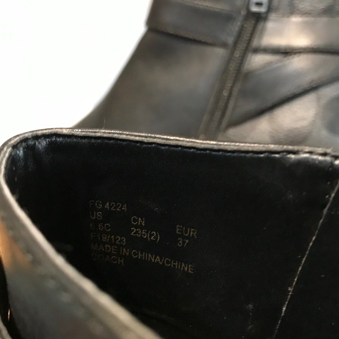 Authentic Coach Dean Bootie Black/Monogram, Luxury, Sneakers & Footwear ...