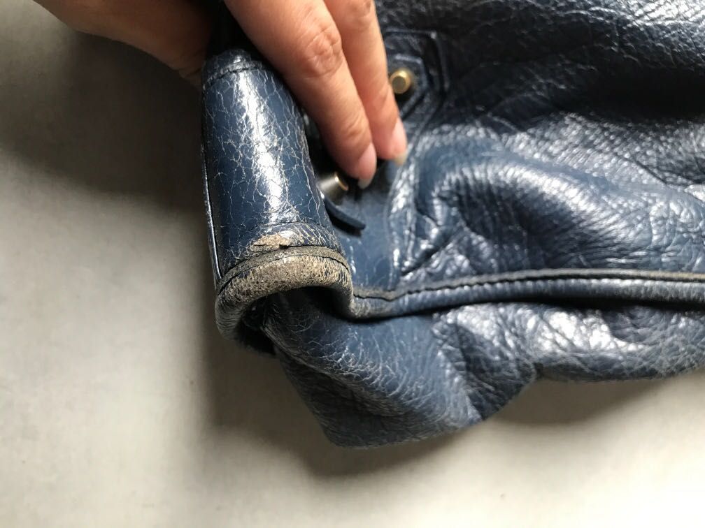 Balenciaga Work Bag Blue, Barang Mewah, Tas & Dompet di Carousell