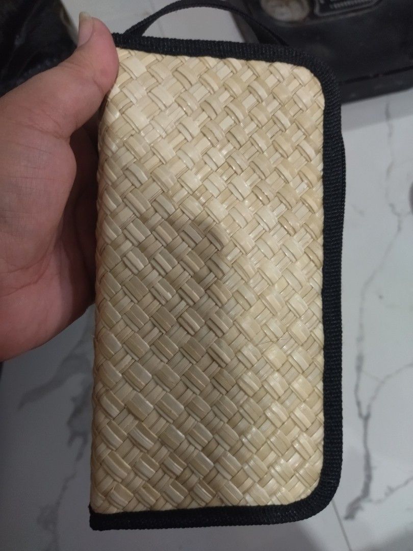 Banig native double zip wallet on Carousell