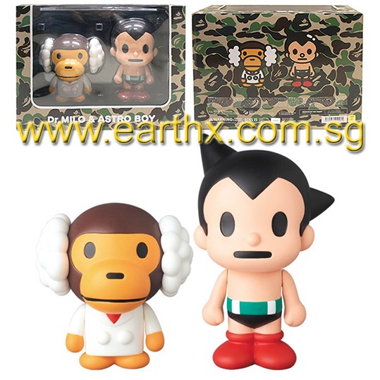 Bape Dr. Milo & Astro Boy Vinyl Figure Box Set A Bathing Ape, Hobbies ...