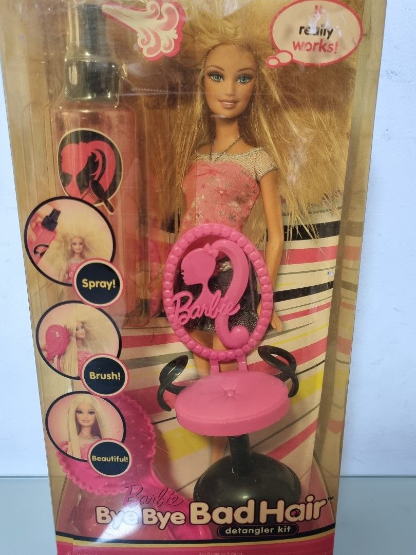 Barbie Bye Bye Bad Hair, Hobbies & Toys, Toys & Games on Carousell