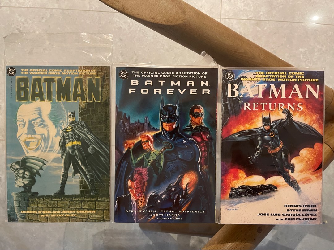 BATMAN | BATMAN FOREVER | BATMAN RETURNS | 3 BOOKS COMPLETE | OFFICIAL ...