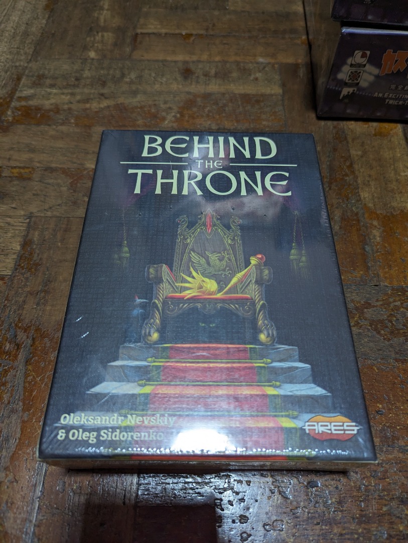 Behind the Throne Board Game, Hobbies & Toys, Toys & Games on Carousell