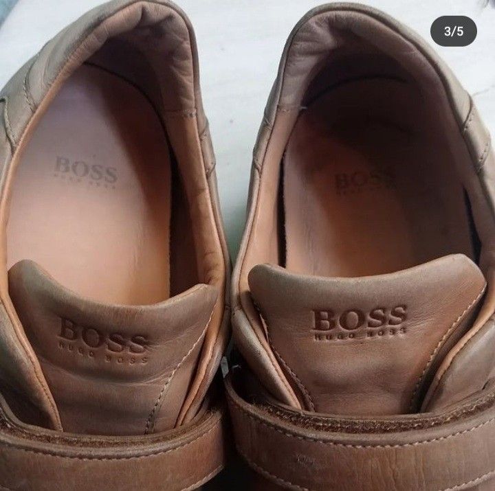 Boss Men Shoes, Fesyen Pria, Sepatu , Sepatu Formal di Carousell