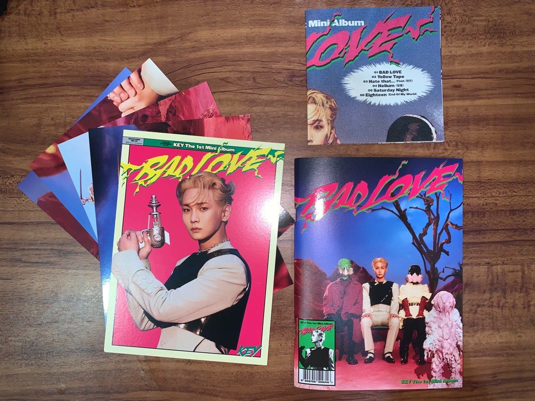 UNSEALED (BOX SET Ver. / PhotoBook B Ver.) KEY 1st Mini Album - BAD ...