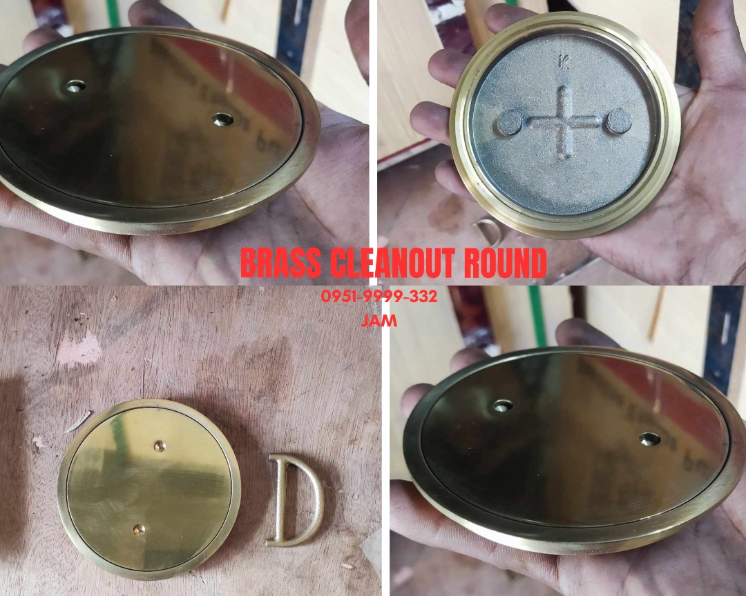 BRASS CLEANOUT ROUND Specs: 4", Commercial & Industrial, Construction ...