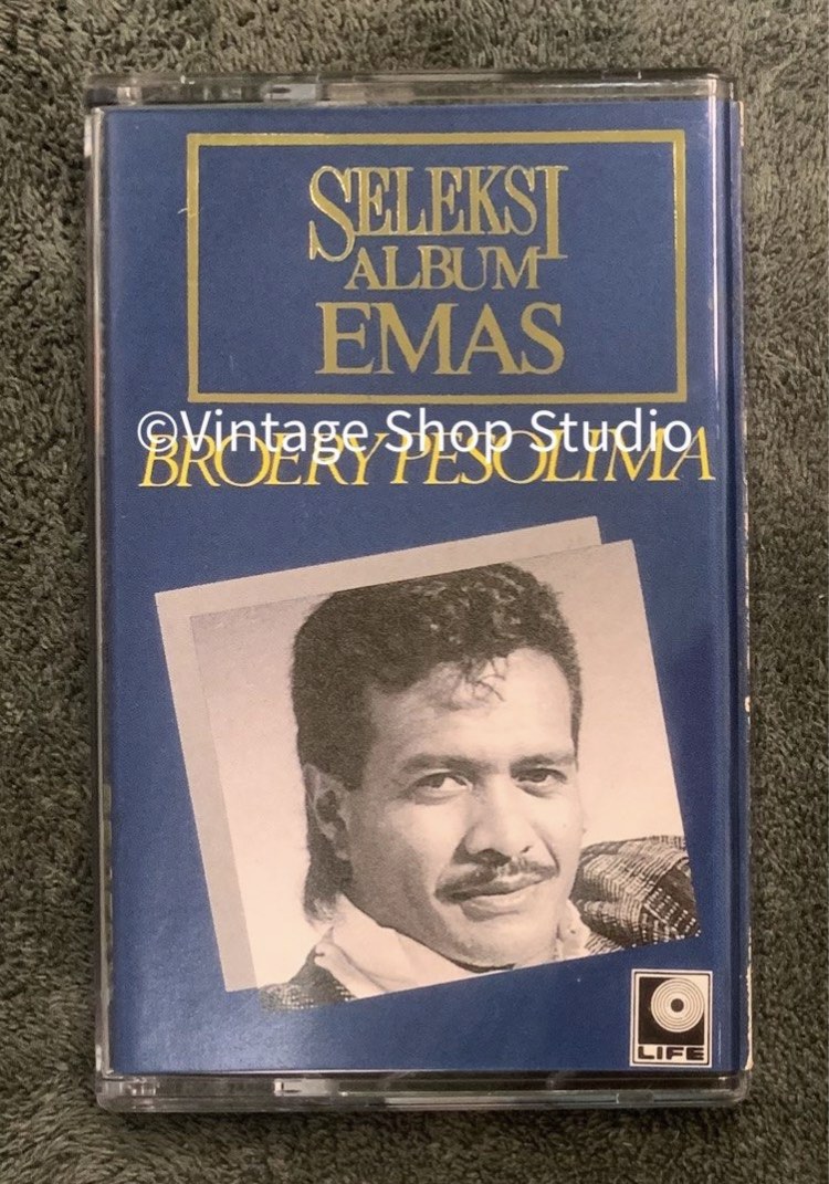 (Cassette) Broery Pesolima Seleksi Album Emas Pre-Owned Cassette Kaset ...