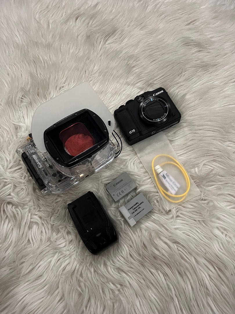 Canon G15 + underwater housing + accessories, Photography, Cameras on ...