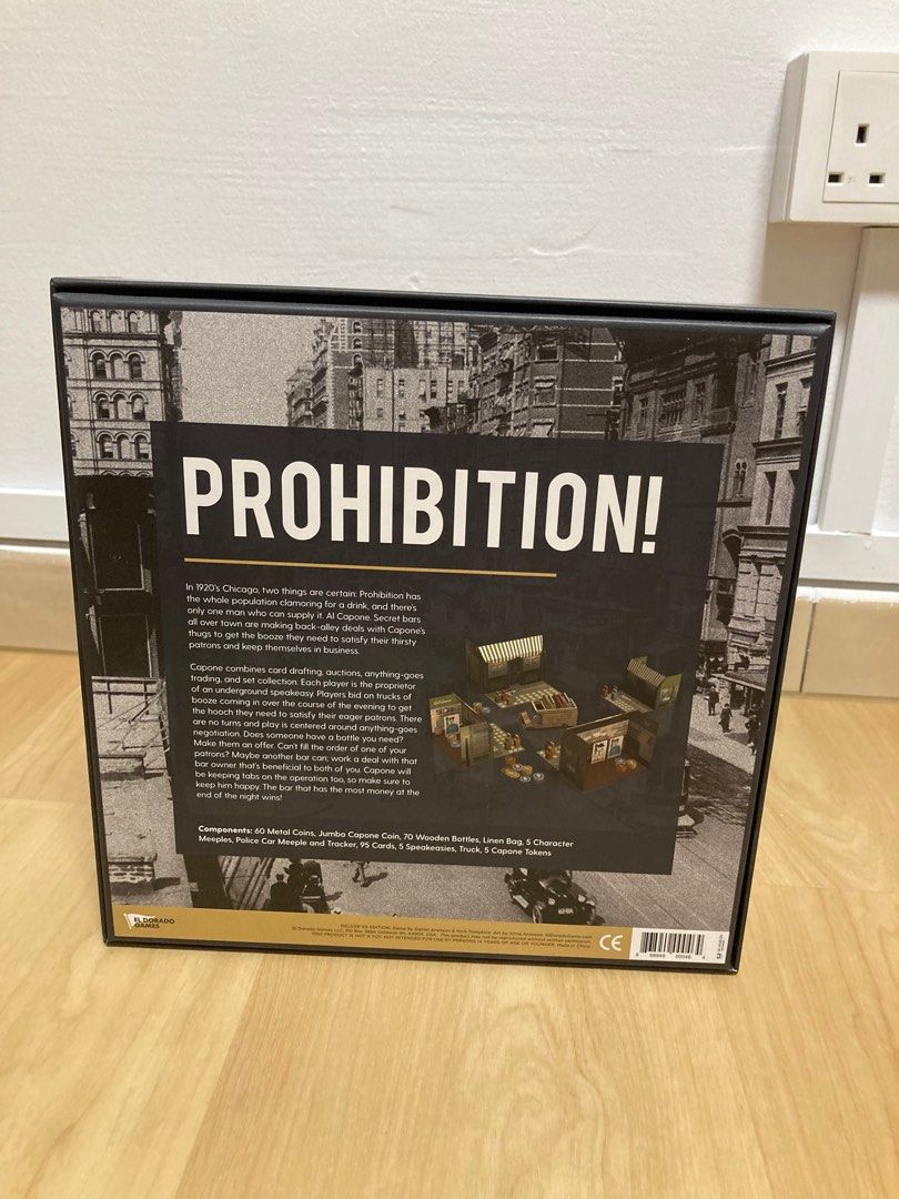 Capone Board Game, Hobbies & Toys, Toys & Games on Carousell
