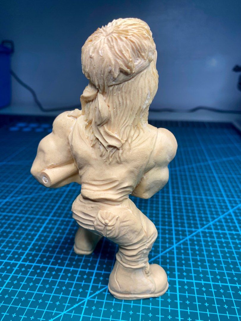 Caricature Rambo resin model kit, Hobbies & Toys, Toys & Games on Carousell