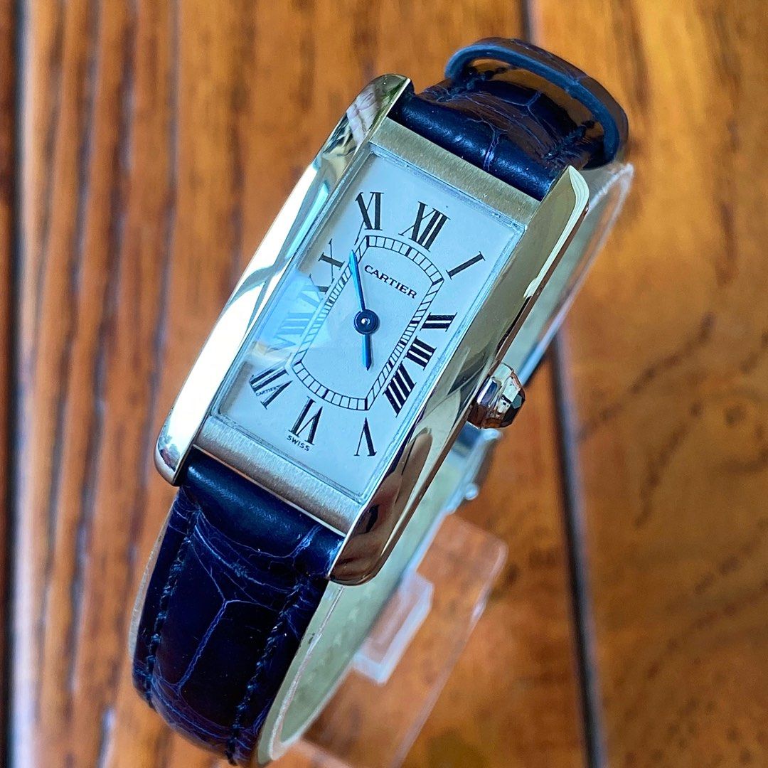Cartier Tank American Ref. 1713 Quartz 18K gold, Luxury, Watches on ...