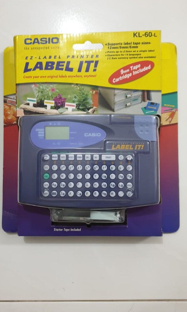 Casio EZ label printer sticker, Computers & Tech, Printers, Scanners ...