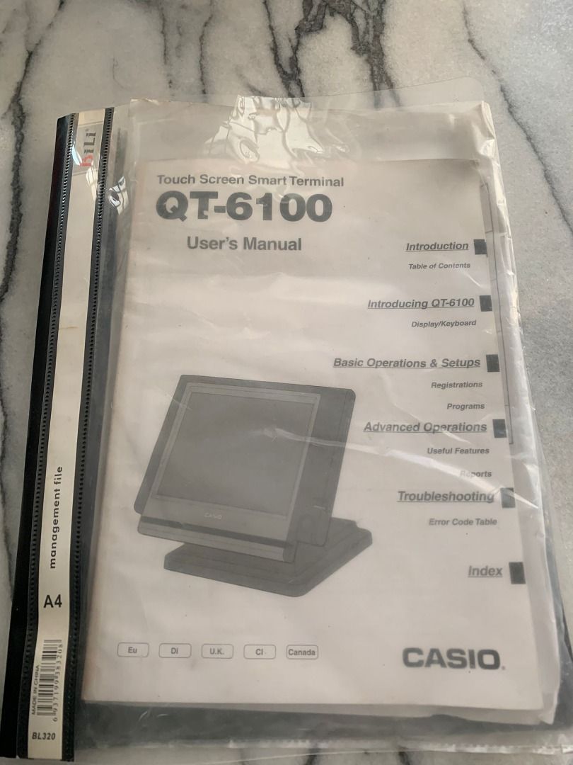 Casio QT-6100 Cash Register with Receipt Printer, Computers & Tech ...