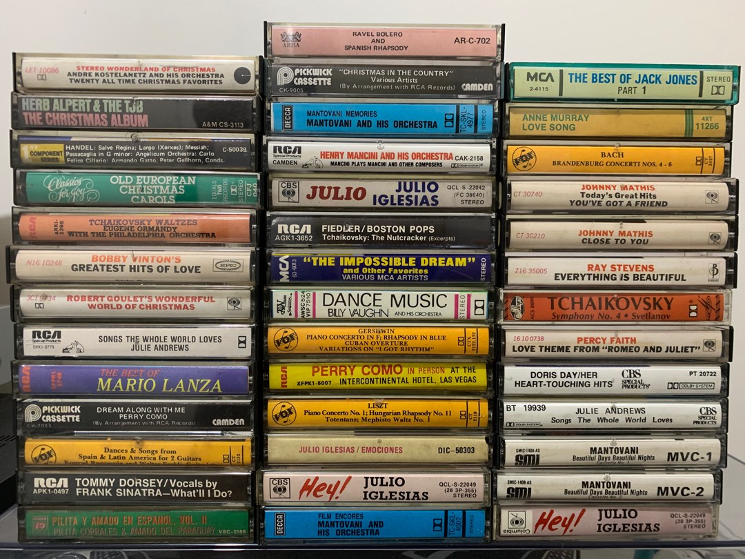 [Cassette Tape] Assorted Cassette Tapes P50 Each, Hobbies & Toys, Music ...