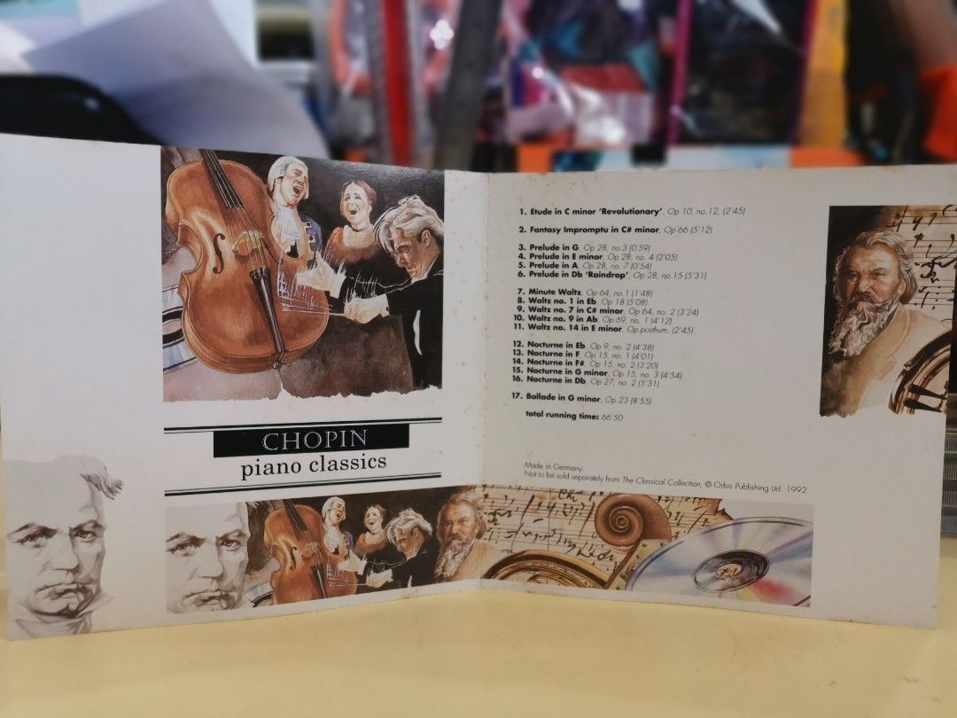 (CD) The Classical Collection CHOPIN Piano Classics, Hobbies & Toys ...