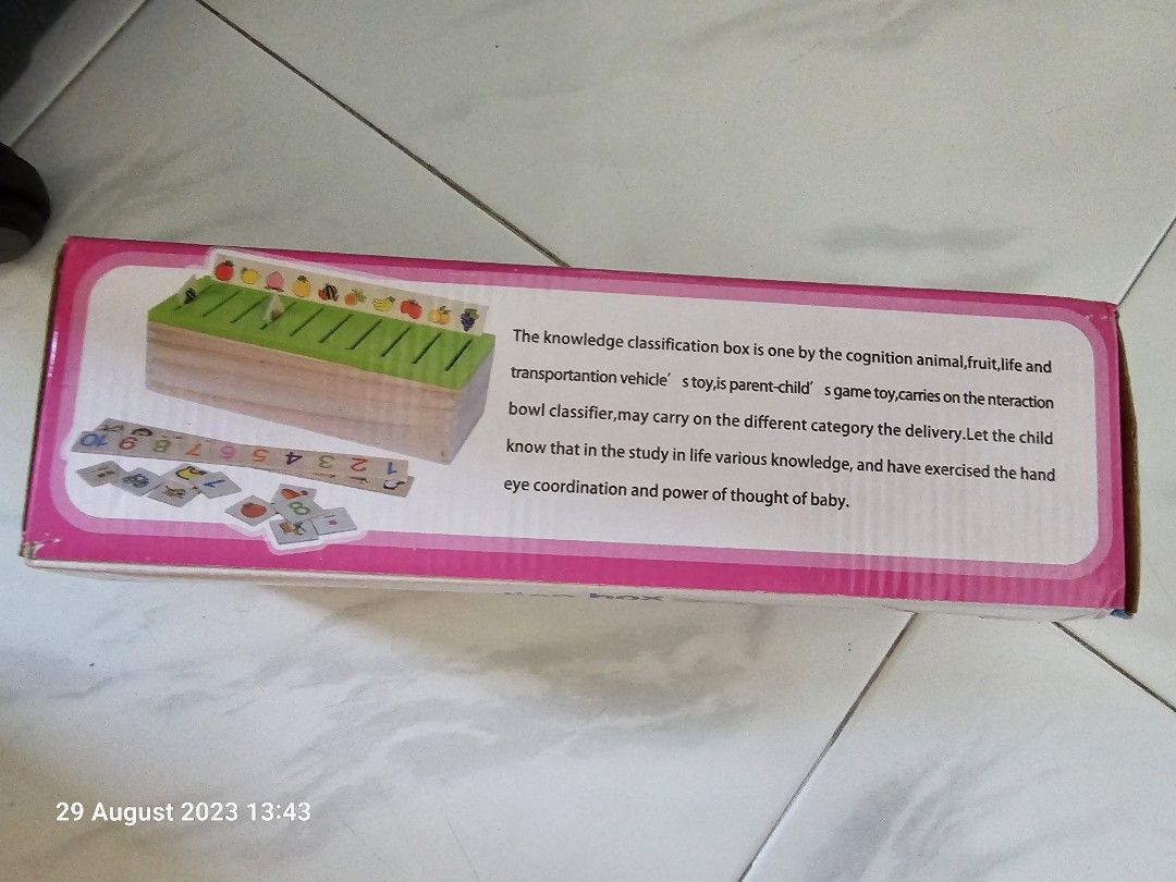 Children kids baby knowledge classification Montessori game, Babies ...