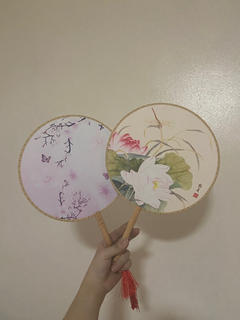 Chinese Round Hand Fan on Carousell
