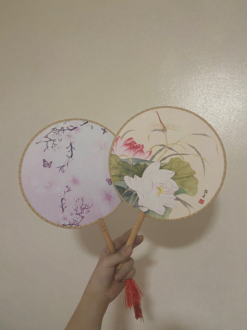 Chinese Round Hand Fan on Carousell
