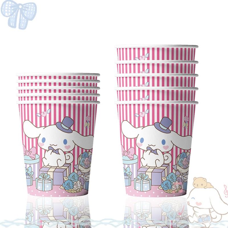 Sanrio Cinnamoroll Theme Tablewares: HBD Banner, Hanging Swirls, Big ...