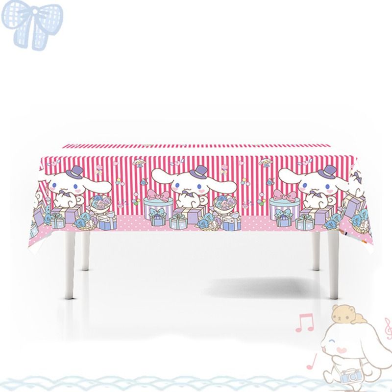 Sanrio Cinnamoroll Theme Tablewares: HBD Banner, Hanging Swirls, Big ...