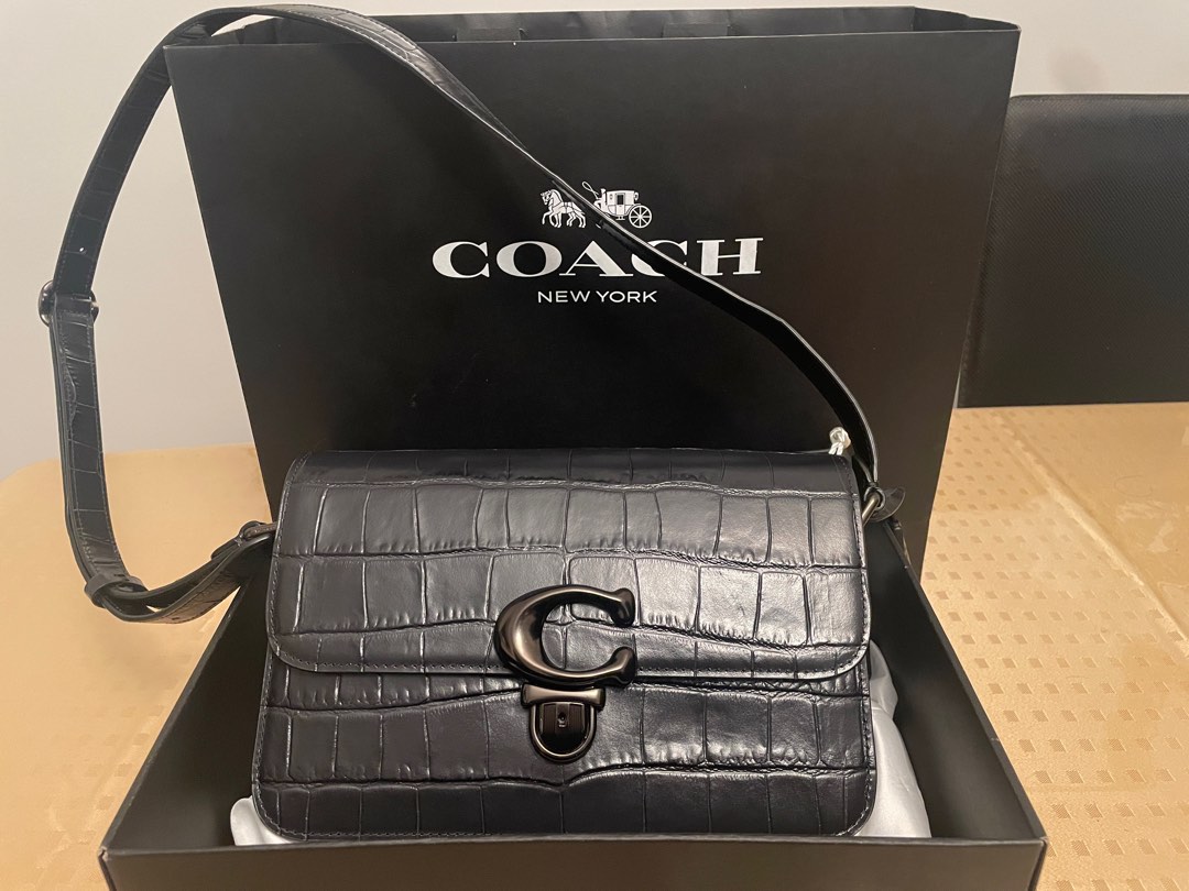 Coach Studio Shoulder Bag (Black), Women's Fashion, Bags & Wallets ...
