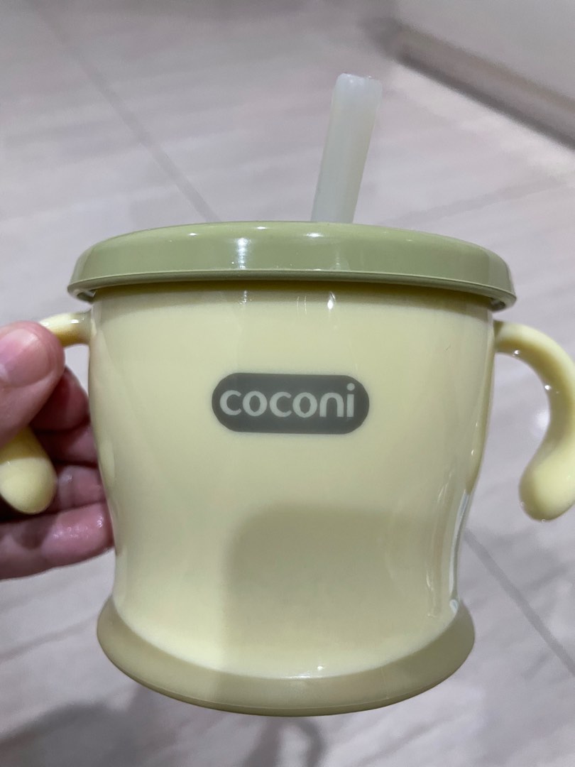 Coconi straw training mug mirip richell, Bayi & Anak, Perawatan ...