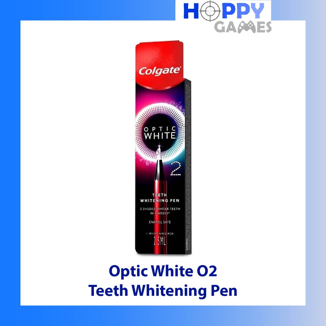 Colgate Optic White O2 Teeth Whitening Pen (2.5ml), Beauty & Personal Care, Oral Care on Carousell