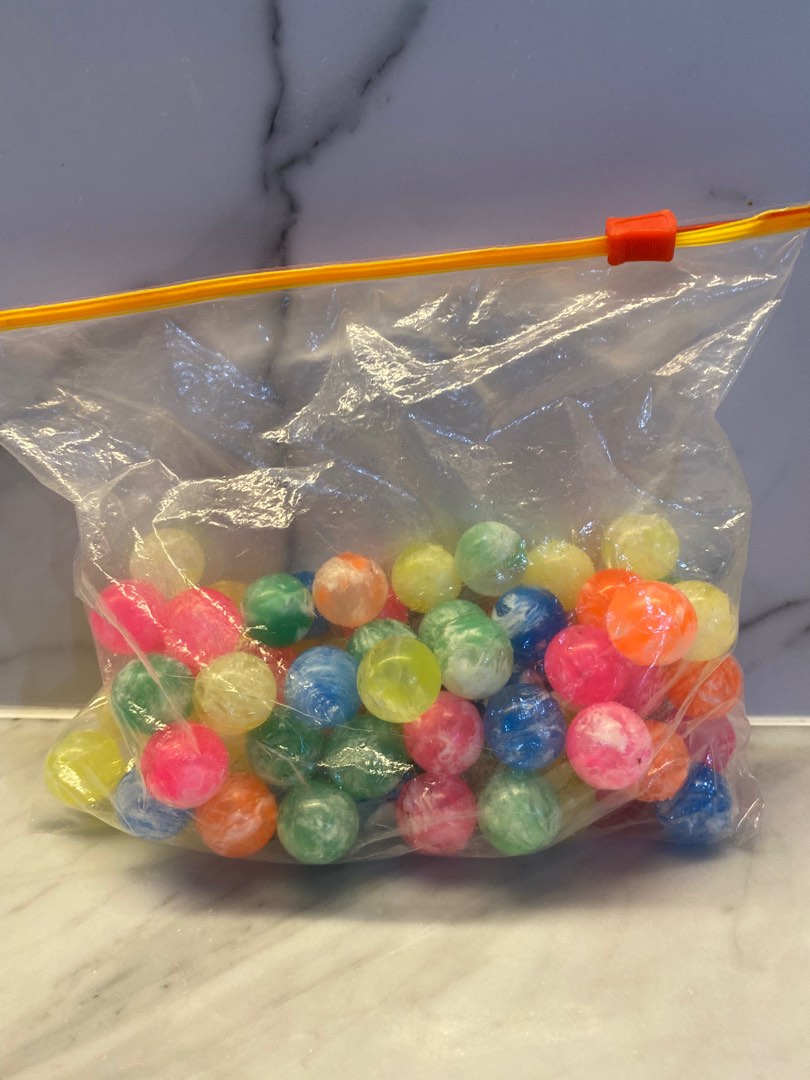 Colorful plastic Balls bouncing balls, Hobbies & Toys, Toys & Games on ...