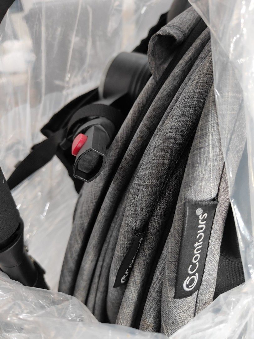 Contours Option Elite Tandem Twin Stroller - Grey, Babies & Kids, Going ...